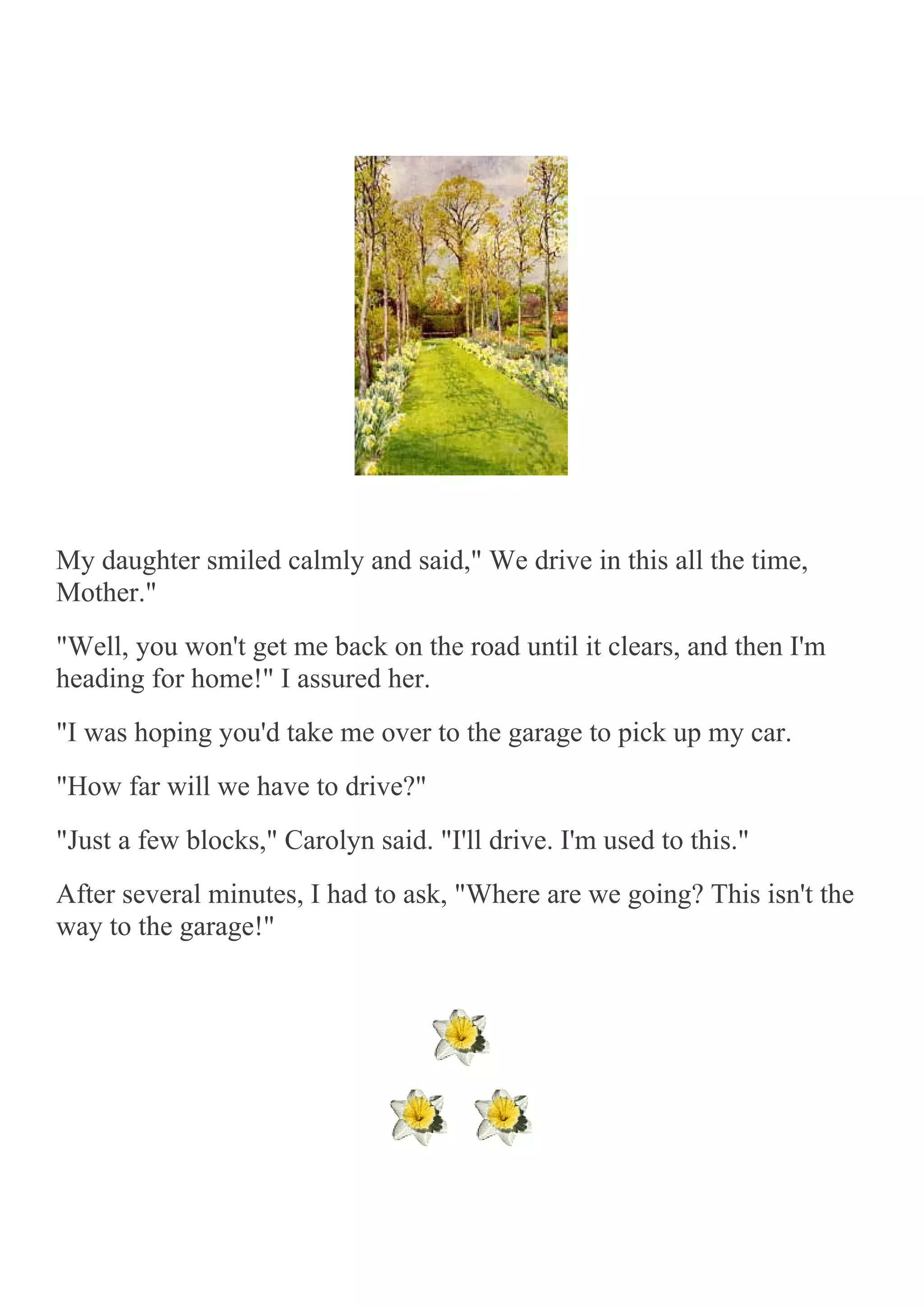 The Daffodil Principle | DOC | Gardening | Home & Garden