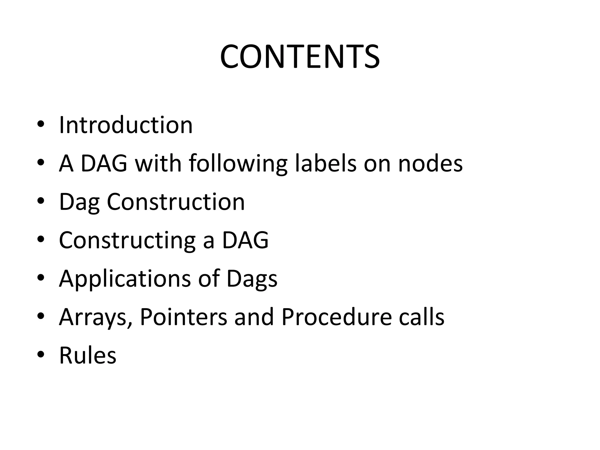 The dag representation of basic blocks | PPTX