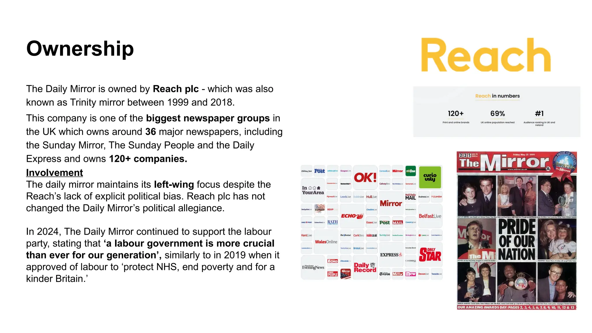 Analysis of British tabloid - Daily Mirror | PPT