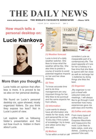 The daily news view | PPT | Food & Drink