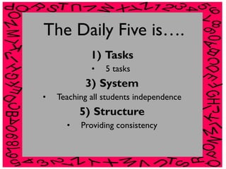 The Daily Five | PPT