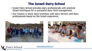 The dairy industry in israel achievements and challenges | PPTX
