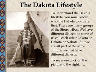 The Dakota Sioux Presentation | PPT
