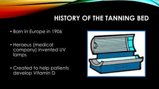 The dangers of indoor tanning | PPTX