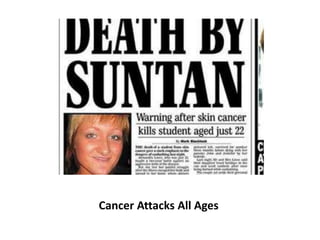 The dangers of tanning | PPTX