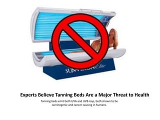 The dangers of tanning | PPTX