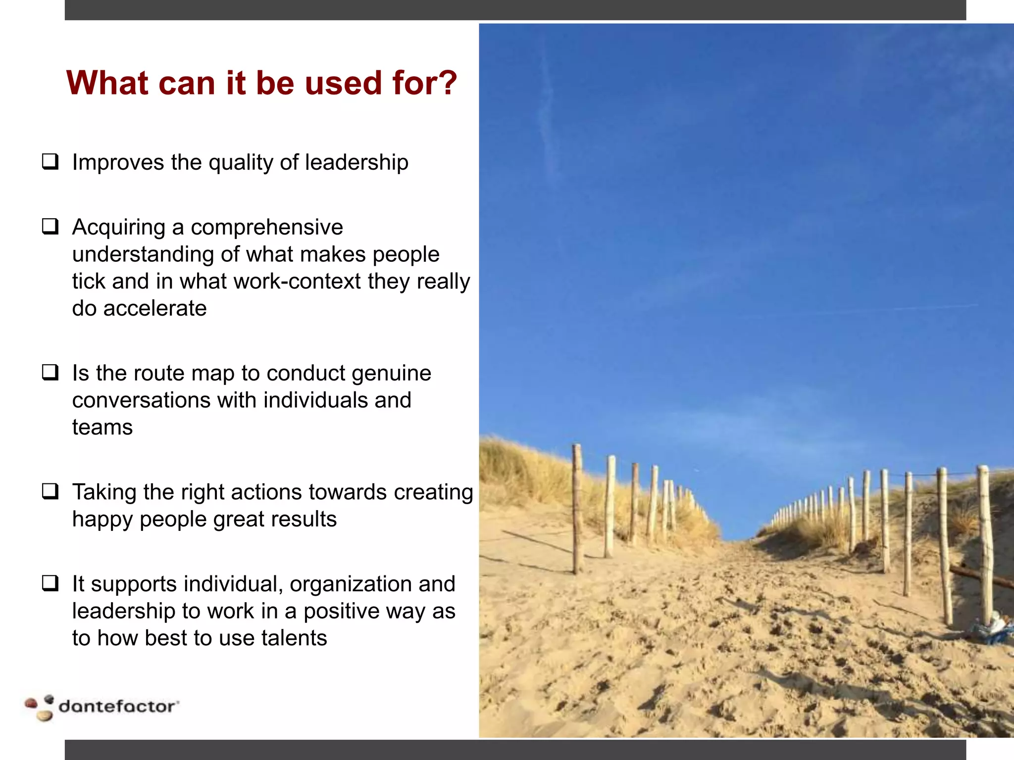 The Dantefactor compass how it works | PPT