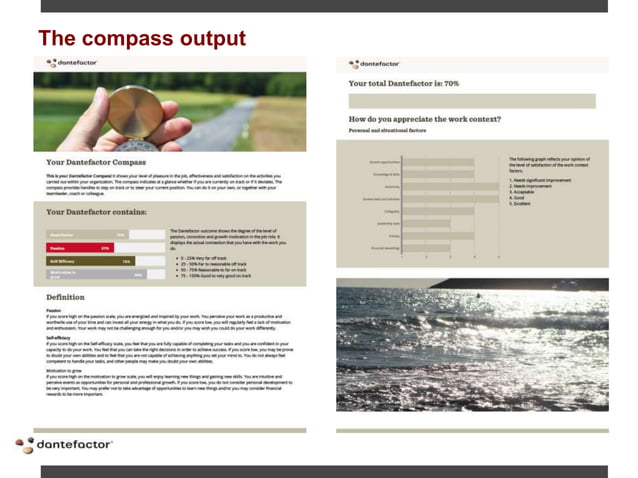 The Dantefactor compass how it works | PPT