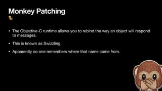 Method Swizzling with Objective-C | PPT | Free Download