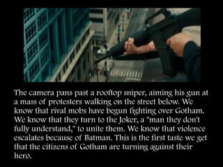 The Dark Knight Trailer Analysis | PPTX