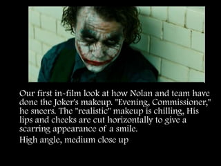 The Dark Knight Trailer Analysis | PPTX