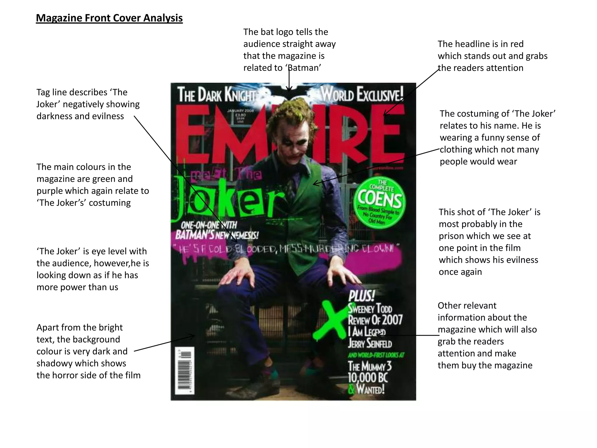 The Dark Knight Analysis | PPTX