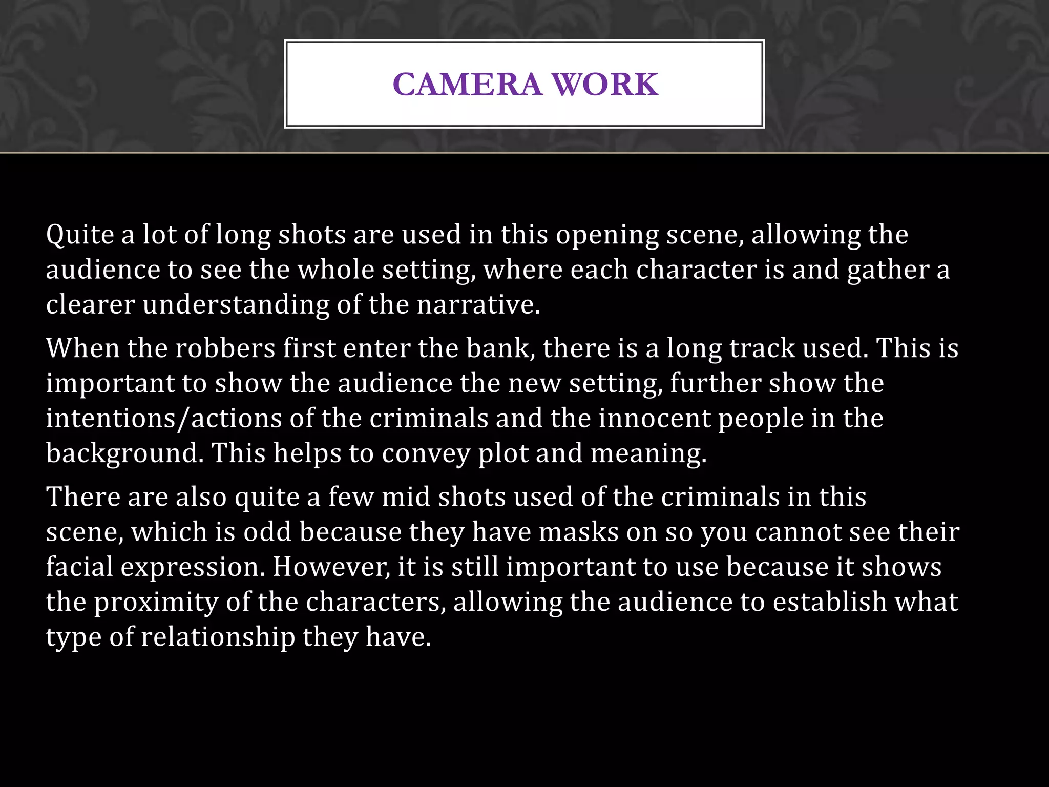 The dark knight opening analysis | PPTX