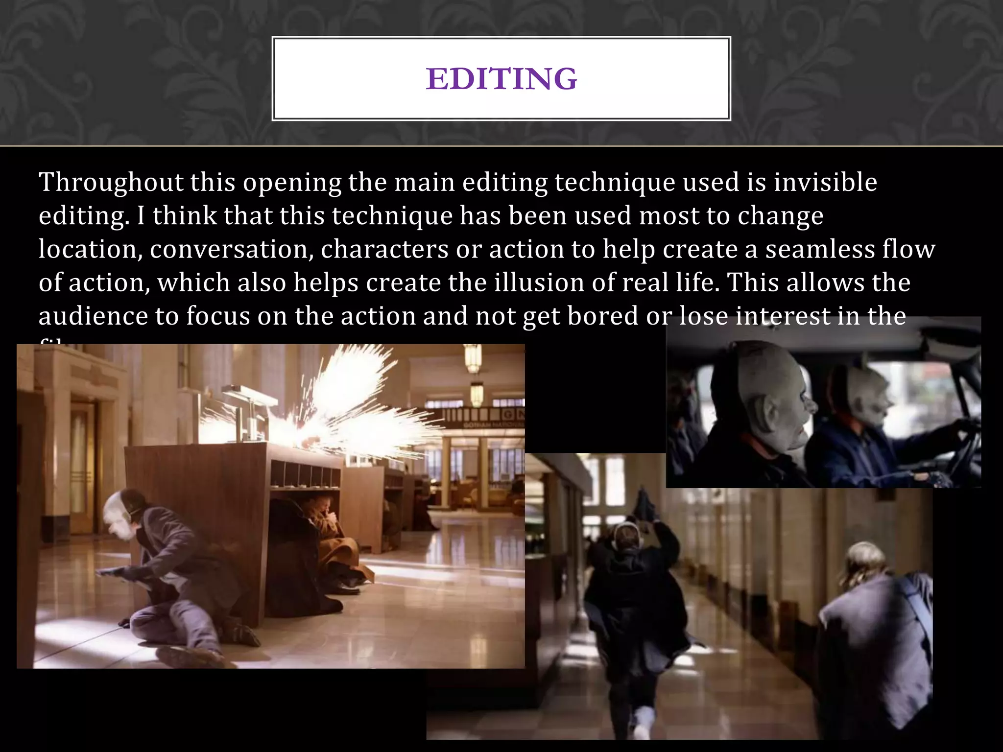 The dark knight opening analysis | PPTX