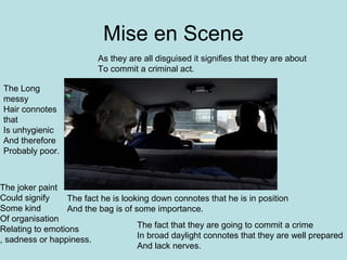 The dark knight opening analysis | PPT