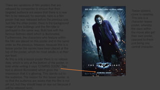 The Dark Knight - Film Poster Analysis | PPTX