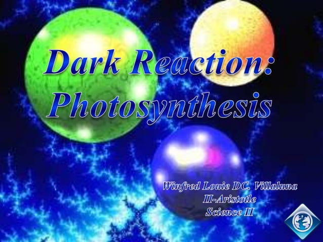 The dark reaction of photosynthesis in plants | PPTX | Chemistry | Science