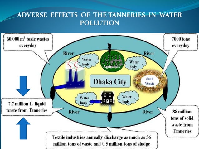 Water pollution due to tannery in Dhaka city,Bangladesh | PPT