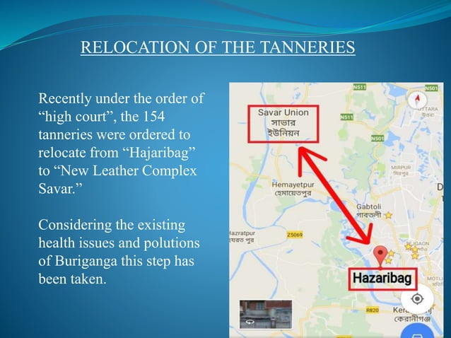 Water pollution due to tannery in Dhaka city,Bangladesh | PPT