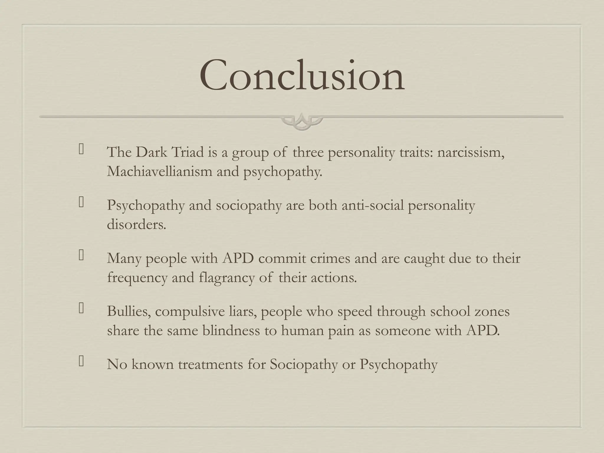 The Dark Triad - in Personality types and forms | PPTX