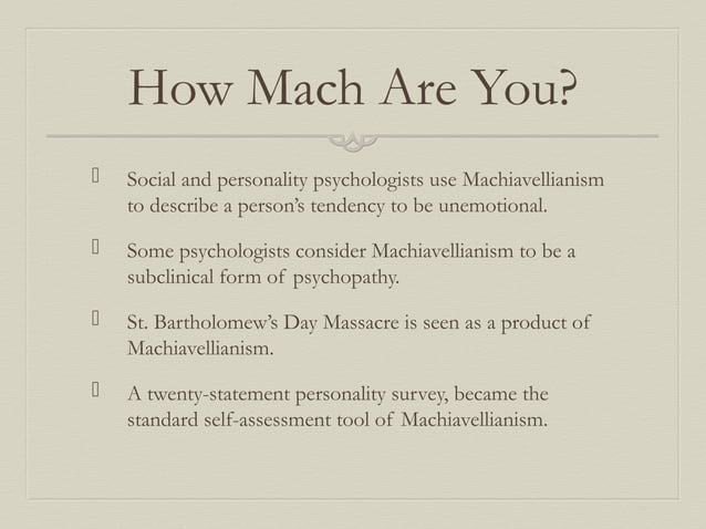 The Dark Triad - in Personality types and forms | PPTX