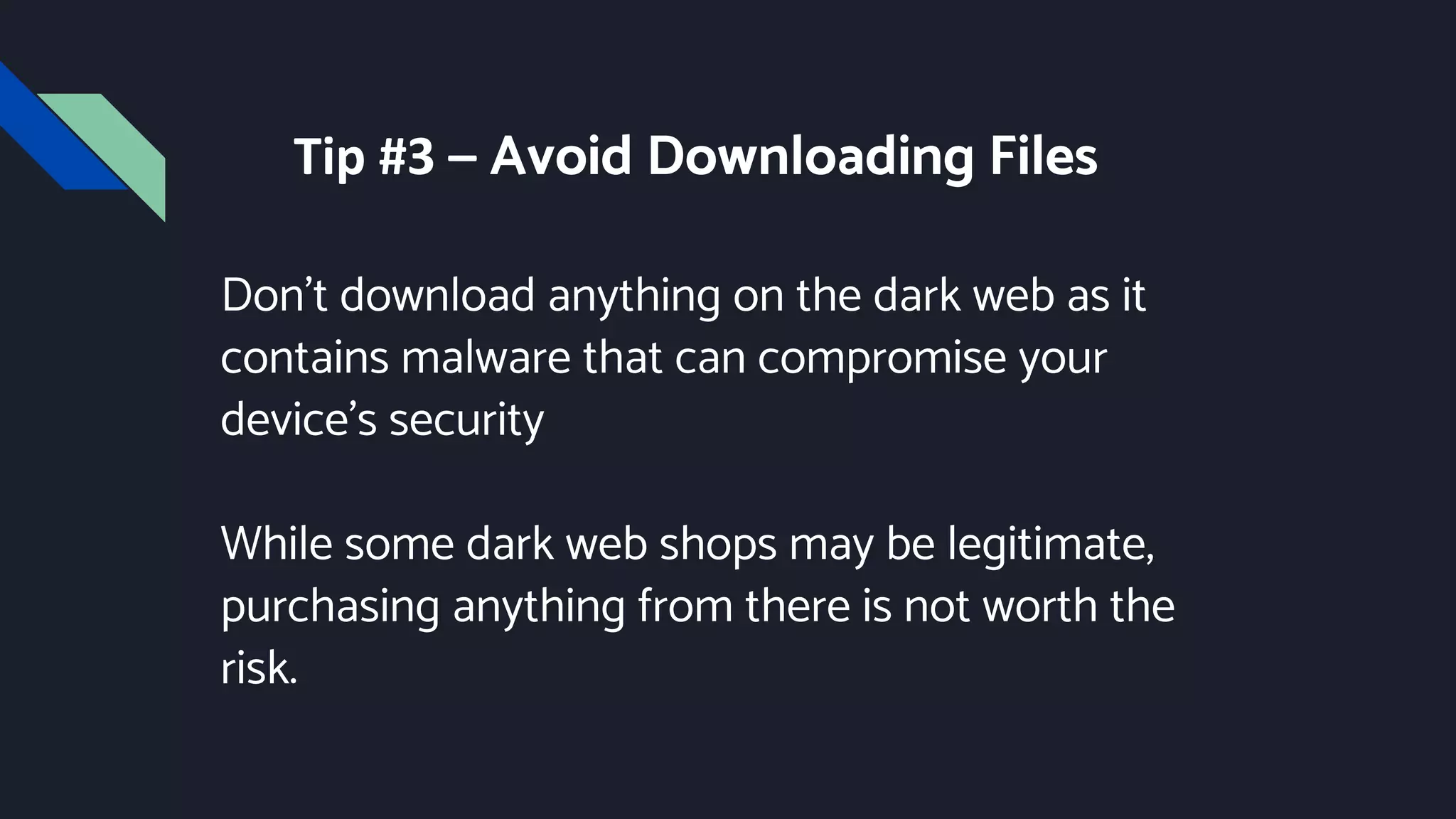 The Dark Web - What it is & How to Stay Safe.pdf