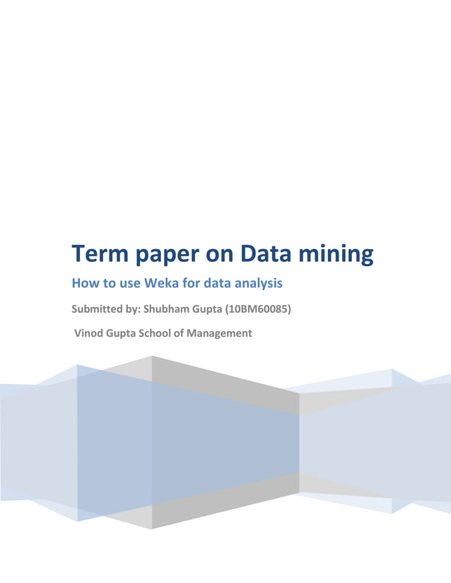 DATA MINING WITH WEKA | PDF | Business Accounting & Finance | Business