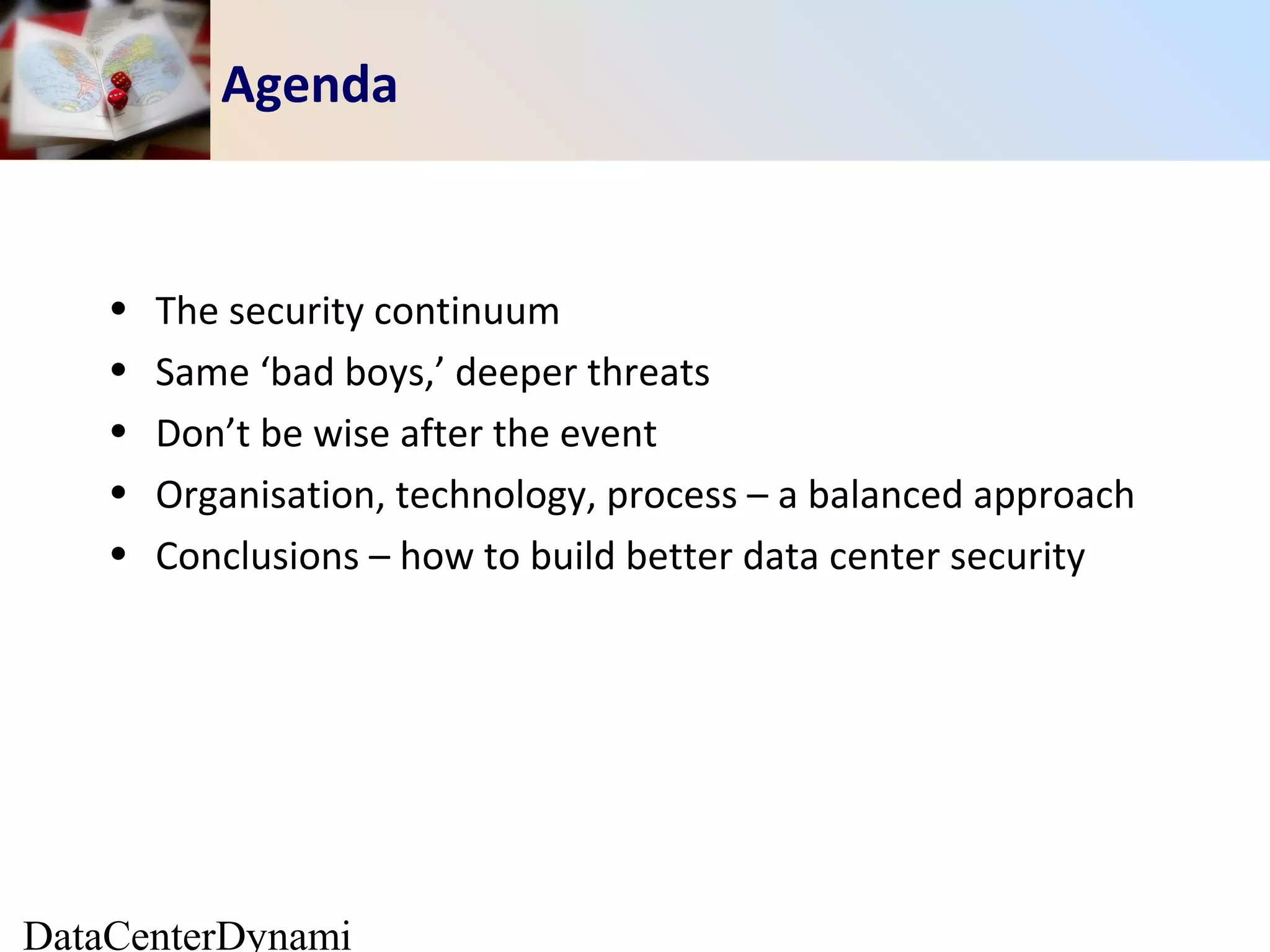 The Datacenter Security Continuum | PPT