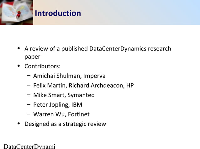 The Datacenter Security Continuum | PPT