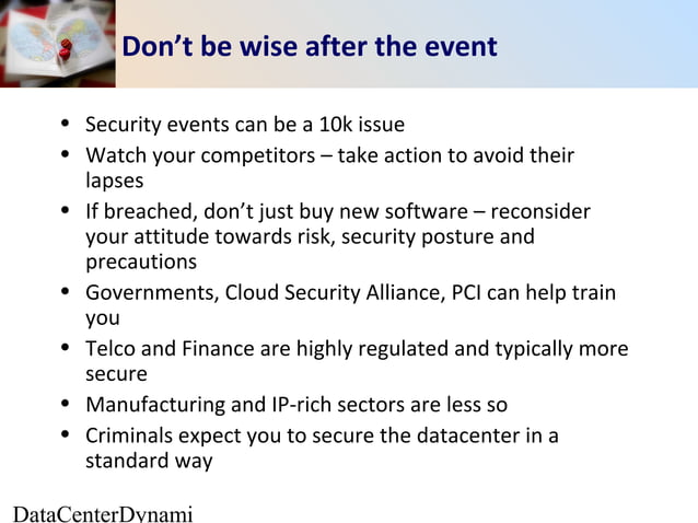 The Datacenter Security Continuum | PPT