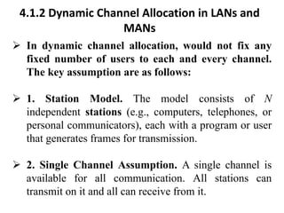 Lecture Notes Unit III PArt 2 - The DataLink Layer Medium Access ...