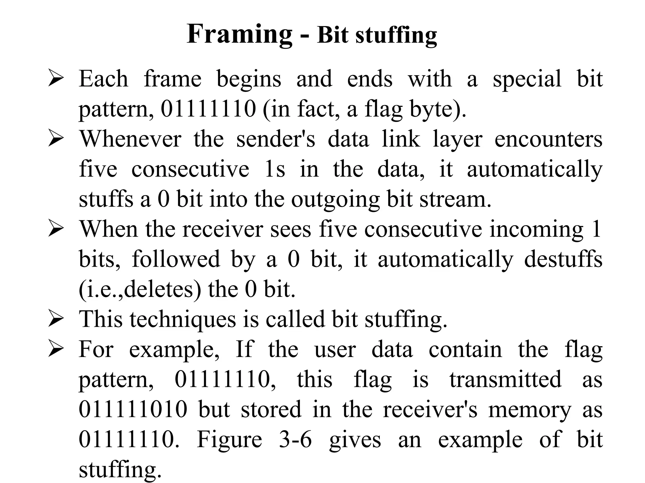 Lecture Notes Unit III The DataLink Layer | PDF