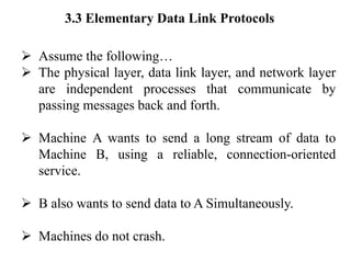 Lecture Notes Unit III The DataLink Layer | PDF