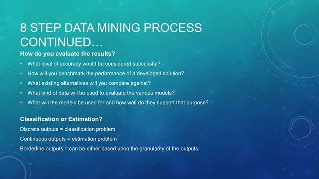 The 8 Step Data Mining Process Pptx Email Internet 6267