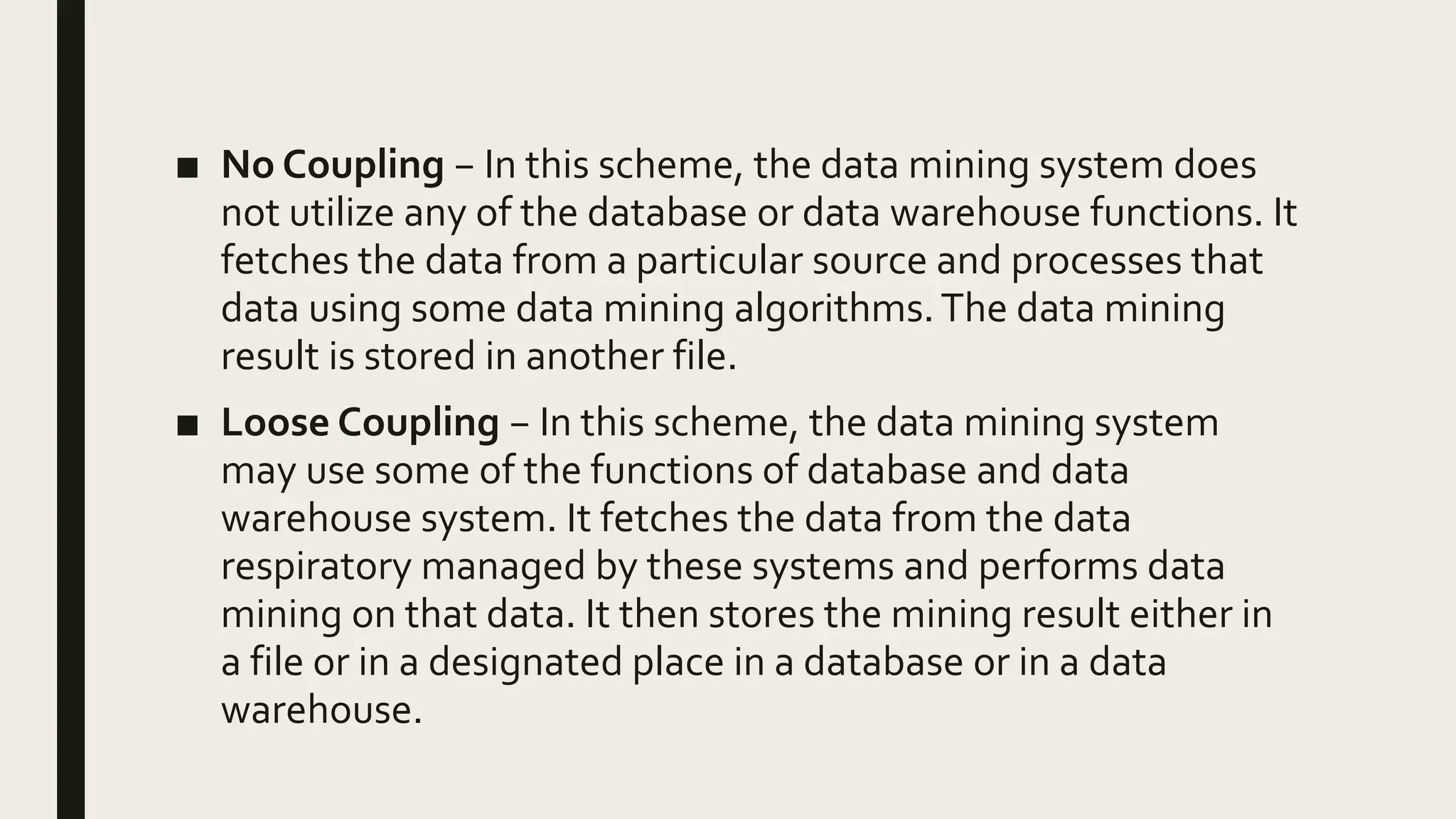 The Data Mining Query Language Pptx Databases Computer Software