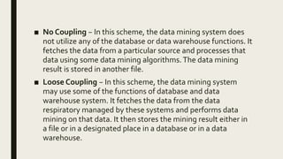 The data mining query language | PPTX | Databases | Computer Software and Applications