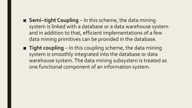The data mining query language | PPTX | Databases | Computer Software ...