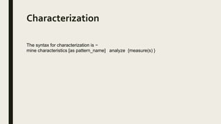 The data mining query language | PPTX