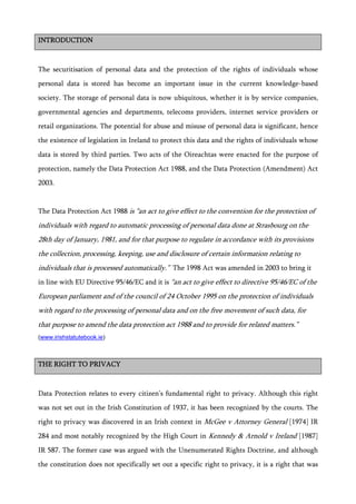 The Data Protection Act What You Need To Know | PDF