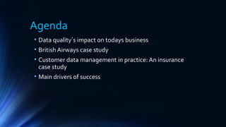 The data quality challenge | PPT | Databases | Computer Software and Applications