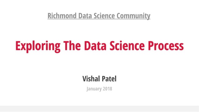 The Data Science Process | PDF