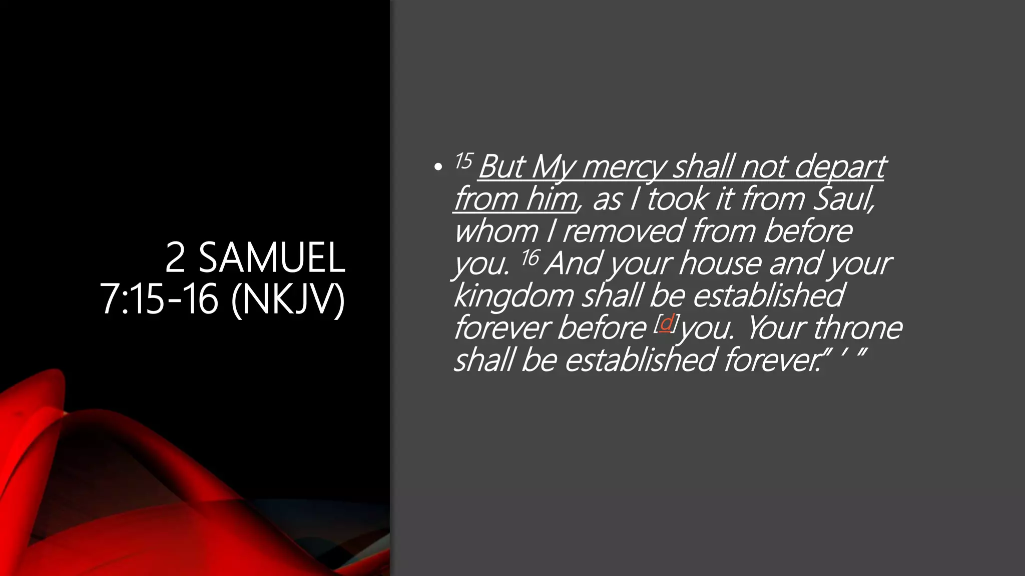The Davidic Covenant | PPTX