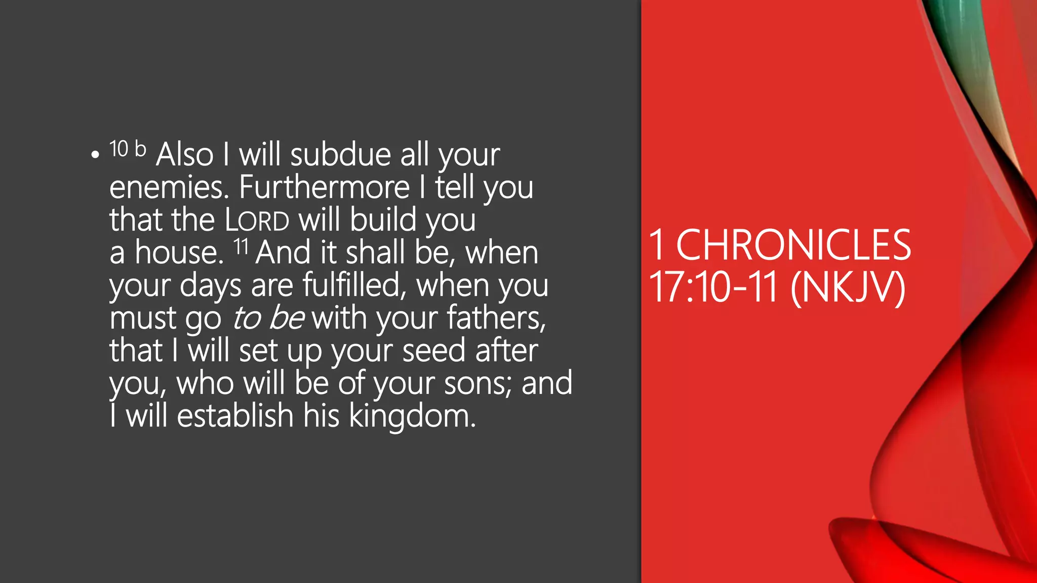 The Davidic Covenant | PPTX