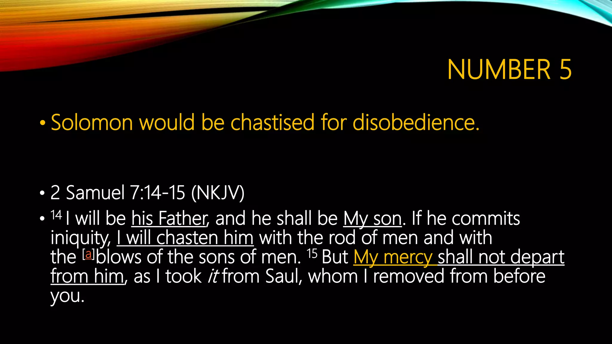 The Davidic Covenant | PPTX