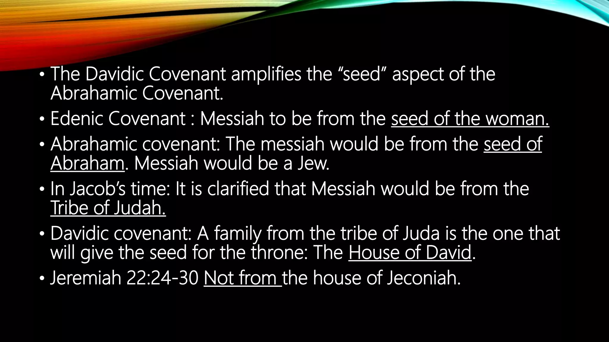 The Davidic Covenant | PPTX