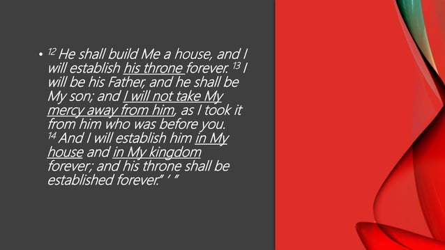 The Davidic Covenant | PPTX