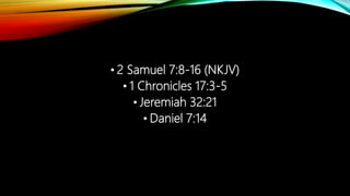 The Davidic Covenant | PPTX