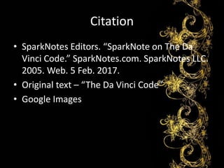 The Da Vinci Code | PPTX