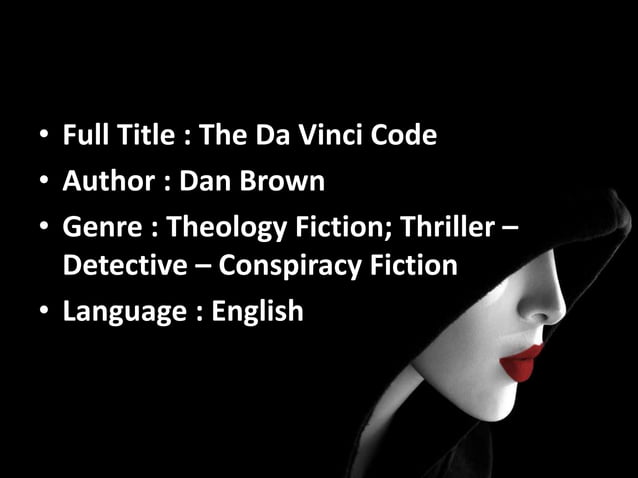 The da vinci code | PPTX