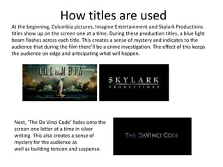 The da vinci code | PPTX